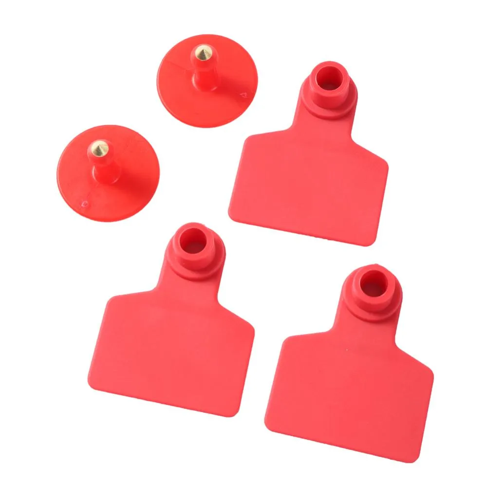 Amphorated Pig Ear Tag Set 41x50mm Cattle Ear Card Numbers For Imported ...