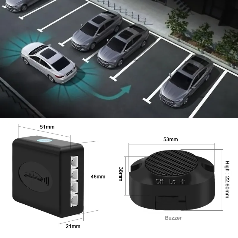 DHgate.com:4 SensorsCar Reversing Radar Parking Sensor System ...