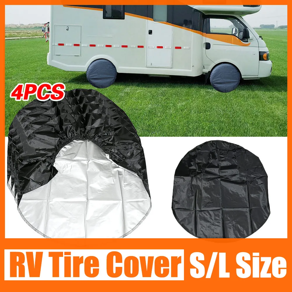 2/RV Tire Covers Wheels Protector Bag Storage Case for RV Truck Camper ...