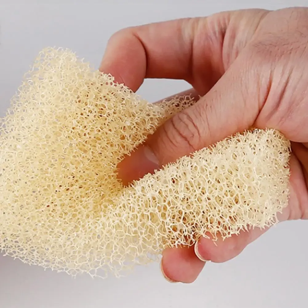 DHgate.com:2pcs Natural Loofah Dish Scrubber Sponges, Non-stick Oil ...