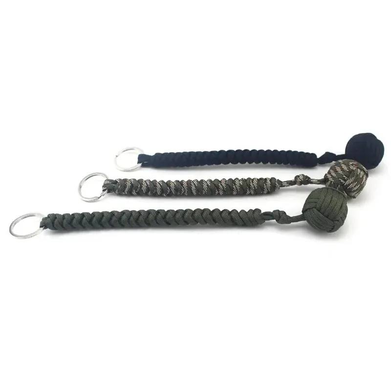 DHgate.com:Monkey Fist Steel Ball Keychain for Self Defense, Outdoor ...