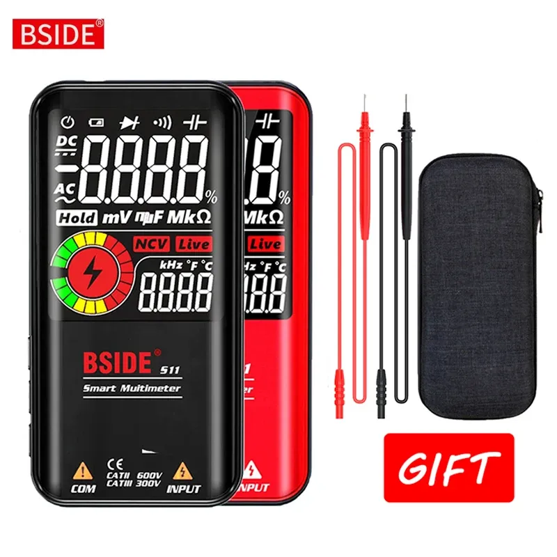 DHgate.com:BSIDE Digital Multimeter 9999 T-RMS 3.5"LCD Color Display DC ...