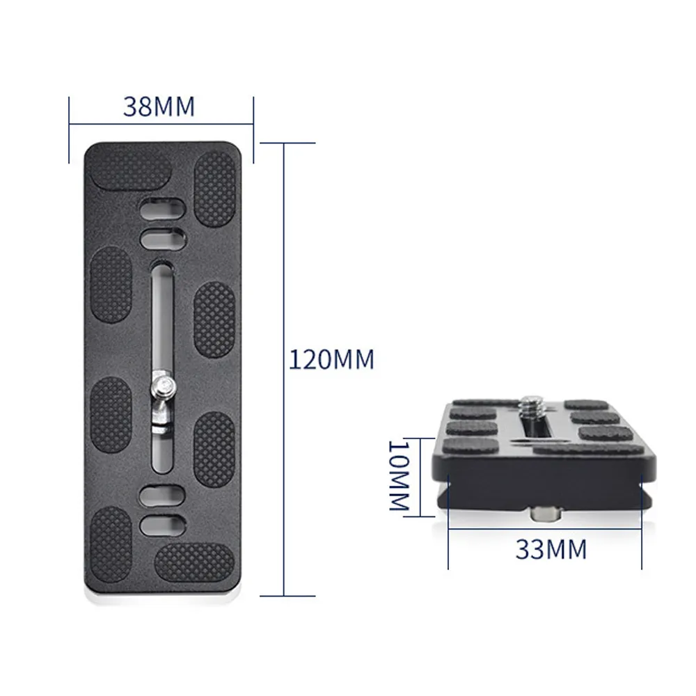 Pro DSLR Camera Tripod Plate with Quick Release Clip-On Bracket from ...
