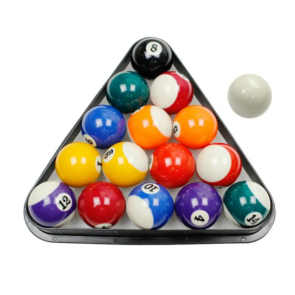 Pool Ball Rack: Durable Plastic Triangle for 1.8-2.5 Inch Billiard ...
