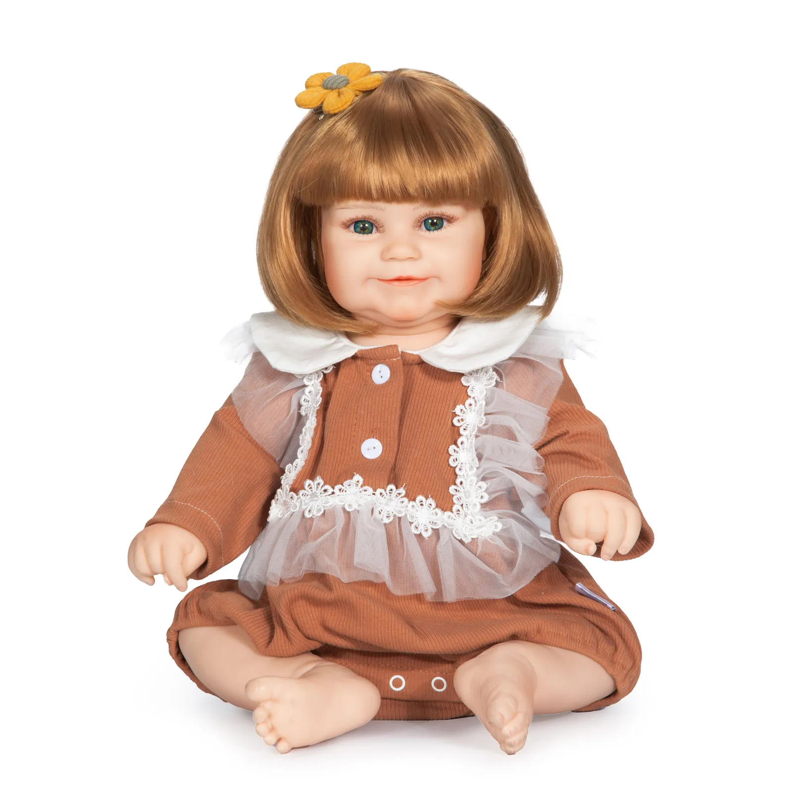 DHgate.com:2024Lifelike Soft Silicone Reborn Baby Doll Realistic ...