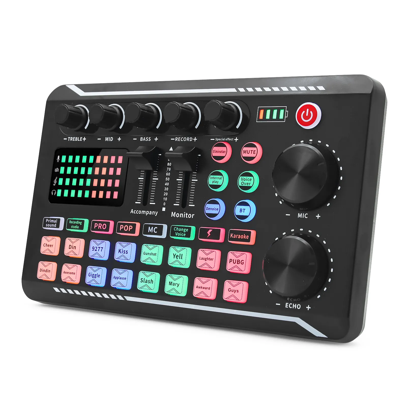 F998 BM800 Sound Card Microphone Kit: 16 Effects, Mixer, Studio ...