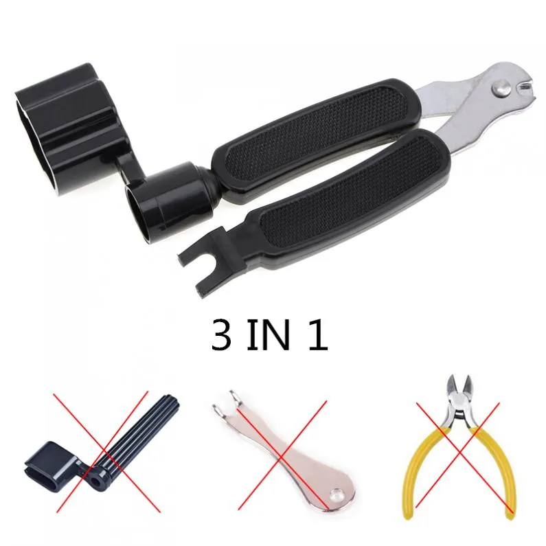 3 in 1 Multifunctional Guitar Tool with String Winder, String Cutter ...