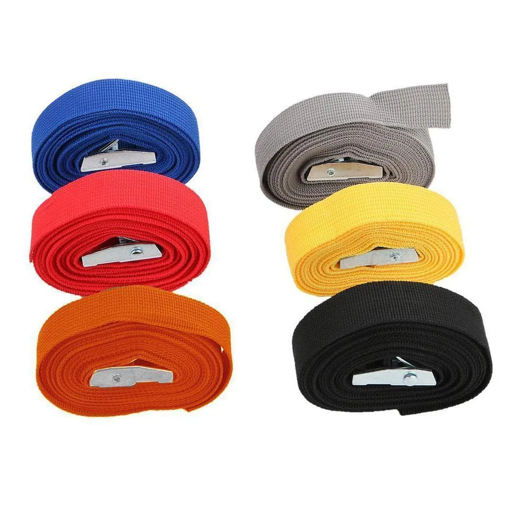2M Ratchet Tie-Down Belt Cargo Straps with Metal Buckle for Car ...