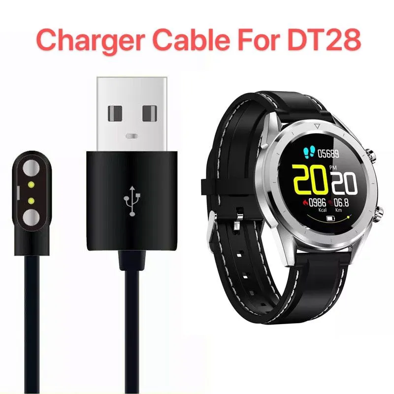 Magnetic USB Charger - Compatible with DT Series Smartwatches - Fast ...