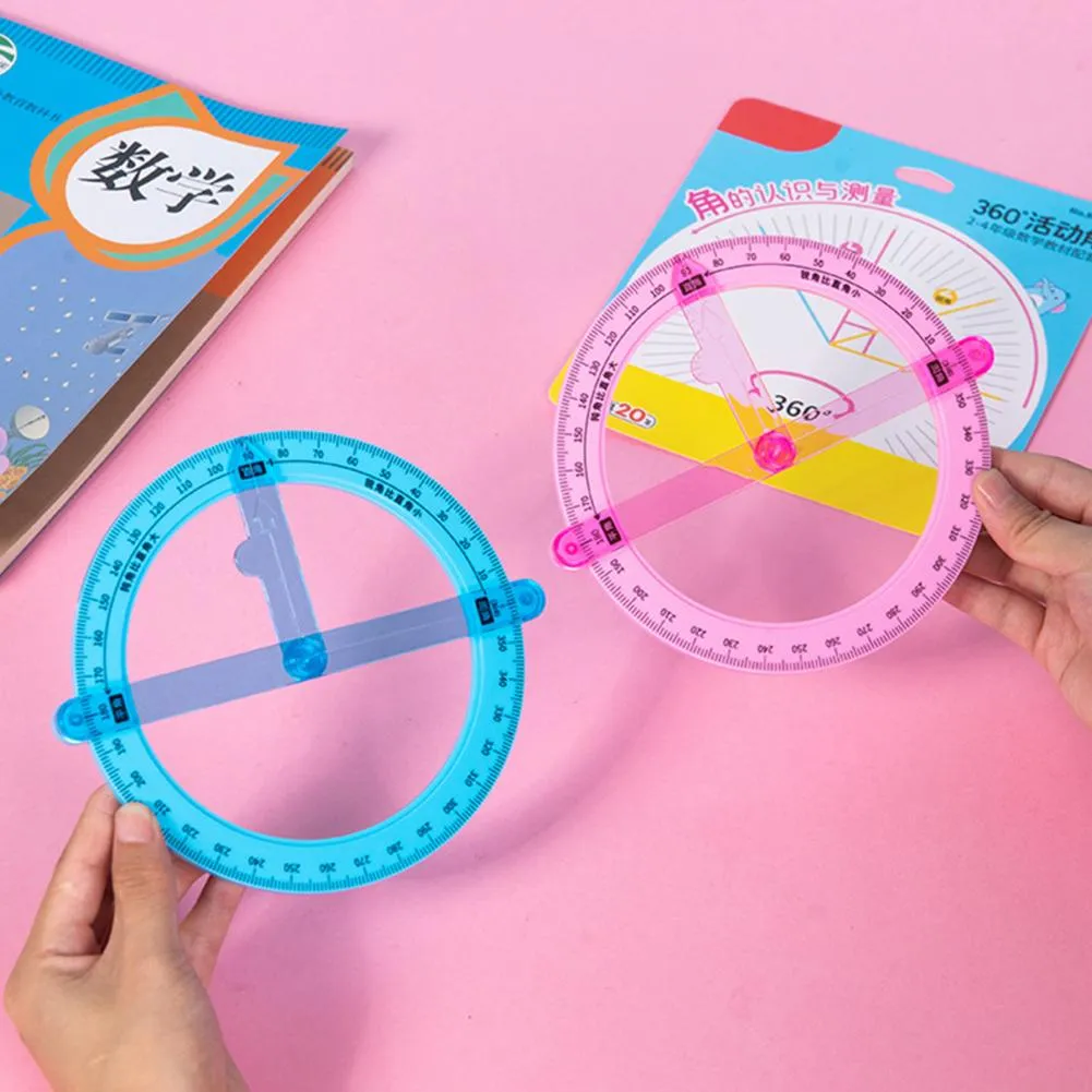 Activity Ruler Multifunctional 360 Degree Protractor Smooth Surface ...