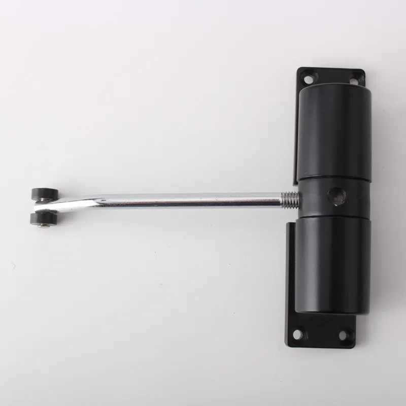 Surface Mounted Door Gate Closer Black Outdoor Spring Elastic Loaded ...