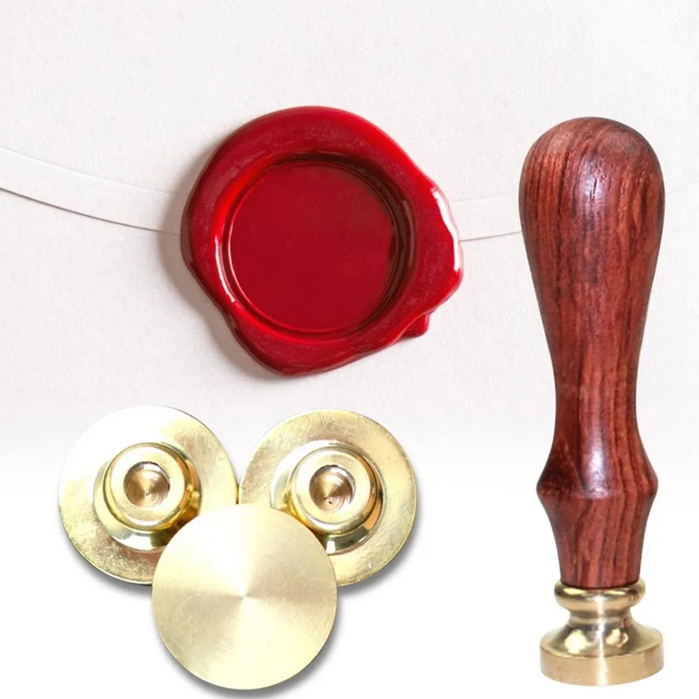 Premium Sealing Wax Stamp Copper Head - Retro Round Design for ...