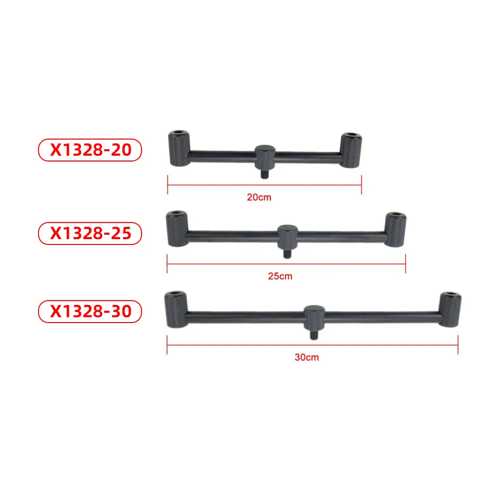 Hirisi Aluminum Fishing Rod Pod Buzz Bars for 2 Rods - Rustproof Tackle ...