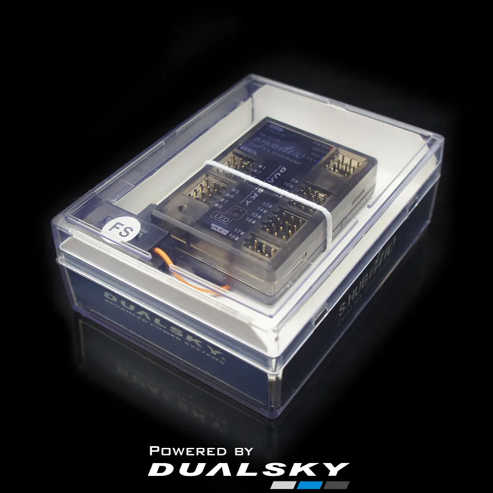 Dualsky S. Hub Duo 18-Channel Power Distributor for Dual Receiver ...