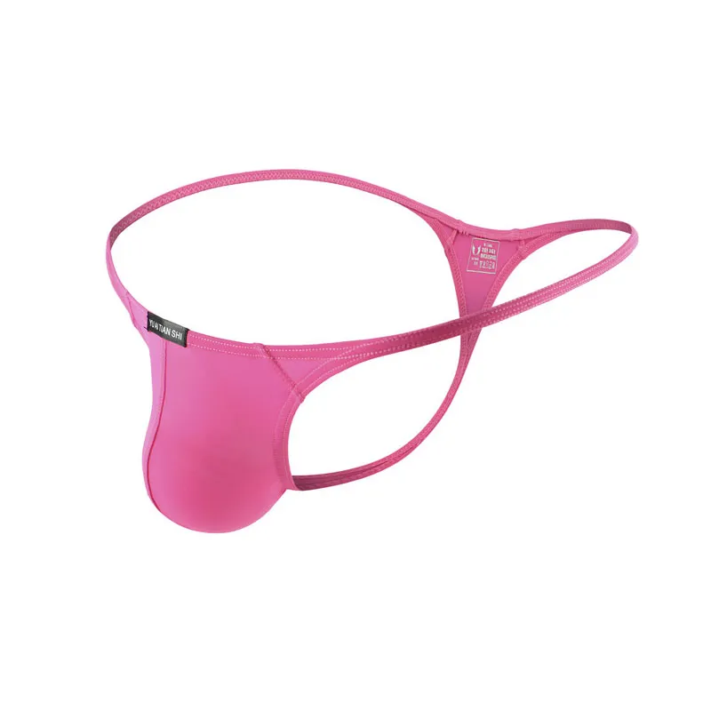 Thongs Mens Underwear T Back G String Briefs Sexy Breathable Solid Lingerie Jockstrap Men