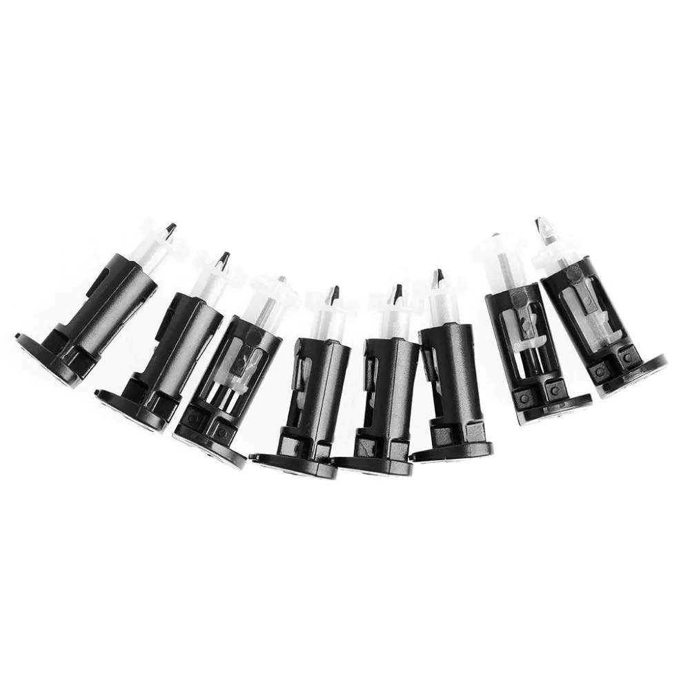 Black Plastic Push Screw Cooling Fan Mounting Clip for Intel 4 Way CPU ...