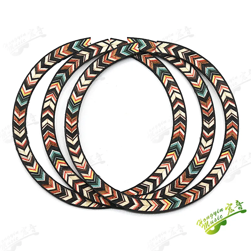 2024 Rosewood Maple Abalone Shell Mosaic Caliber Pattern Sound Hole ...