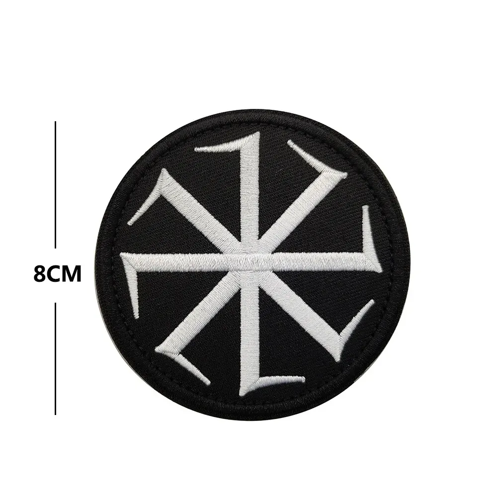 Russian FSB Alfa Black Kolovrat Embroidered Tactical Patch for Backpack ...