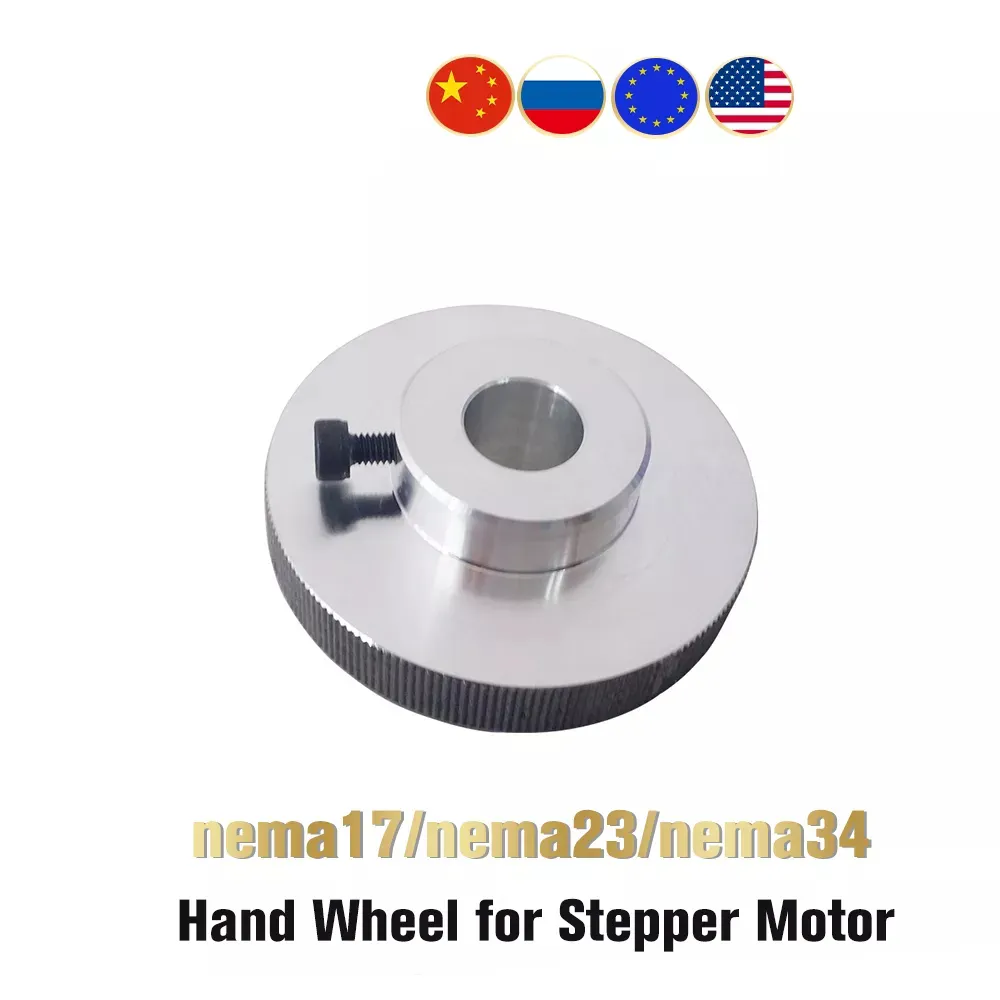 Nema17 Nema23 Nema34 Stepper Motor Handwheel 5mm 6.35mm 8mm 14mm Inner ...