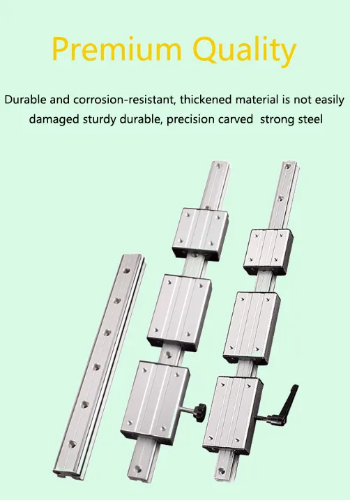 High Speed External Dual Axis Linear Guide Rail, Square Track, High ...