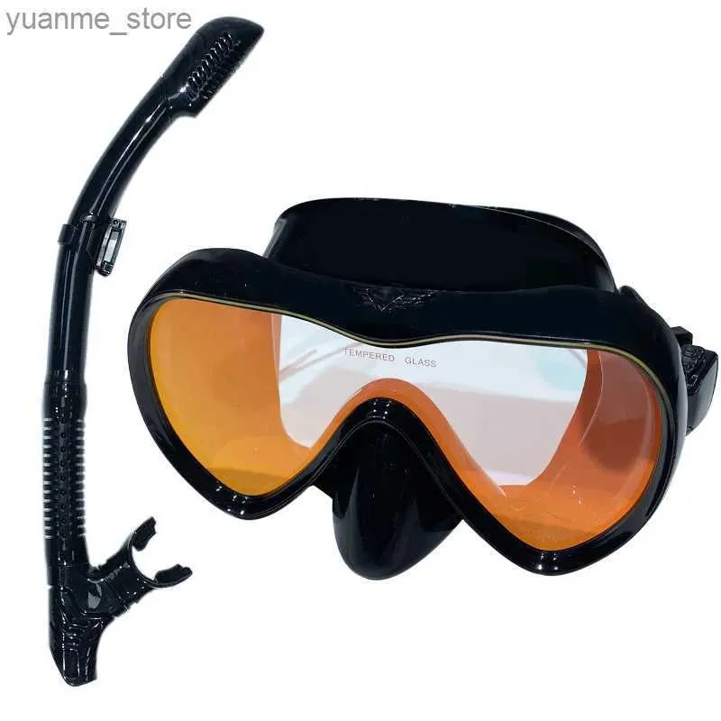 Diving Masks Professional Swimming Waterproof Soft Silicone Anti-Fog ...