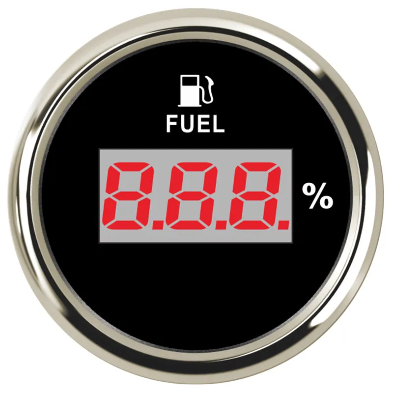 2024Digital Fuel Level Gauge 52mm 9-32V Auto Fuel Level Meters for ...