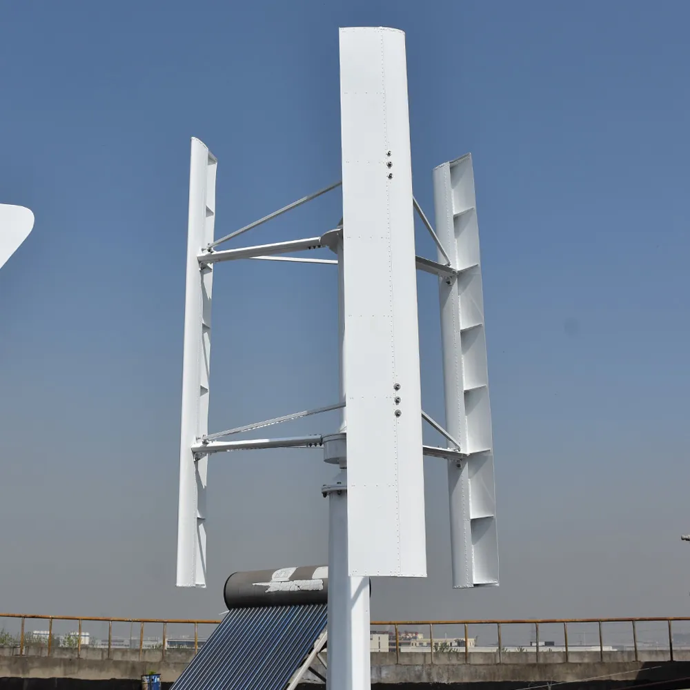 Vertical Wind Turbine Generator - 6kW to 12kW, 3-Blade Design for Home ...