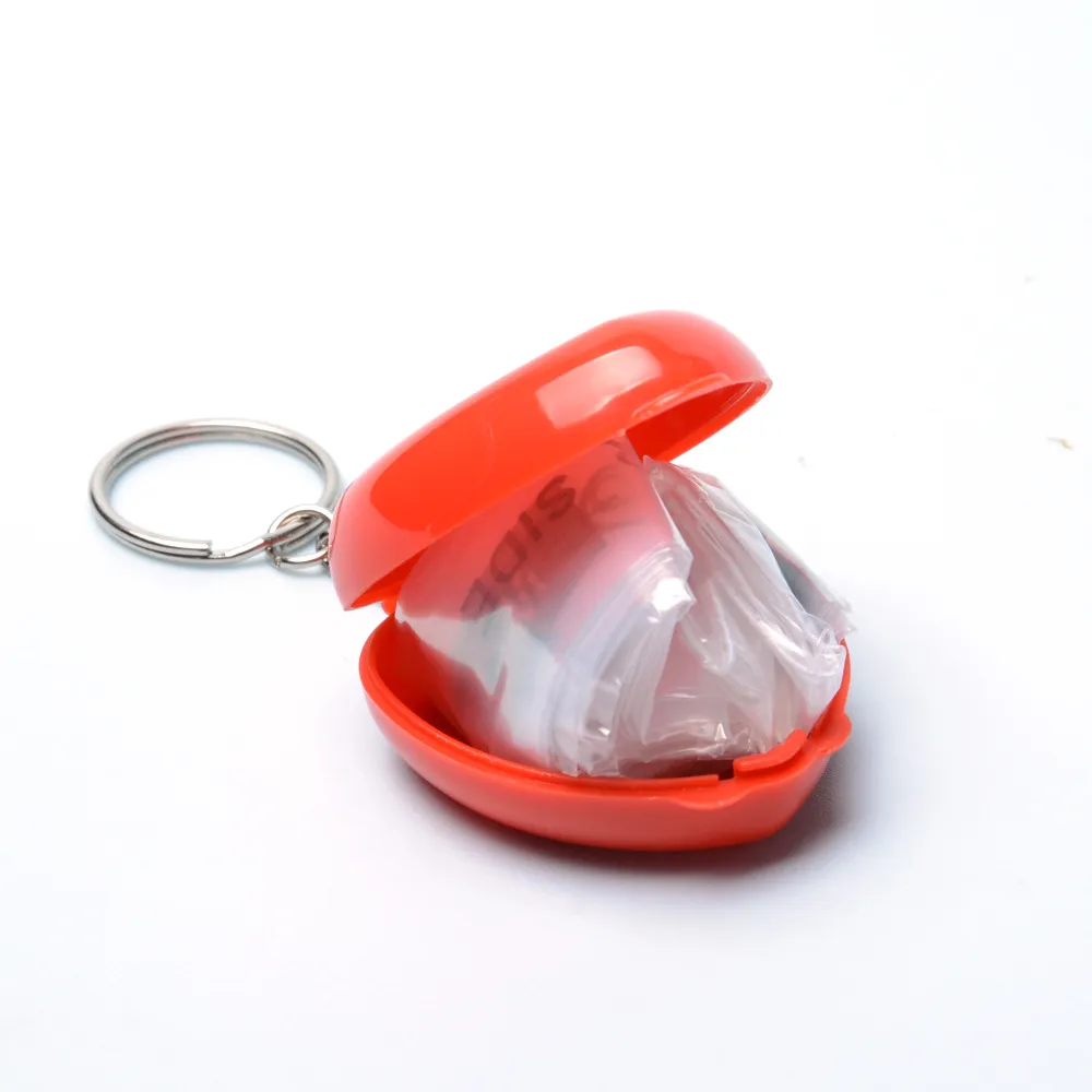 CPR Mask CPR Face Shield For CPR Resuscitator With One Way Keychain Key ...