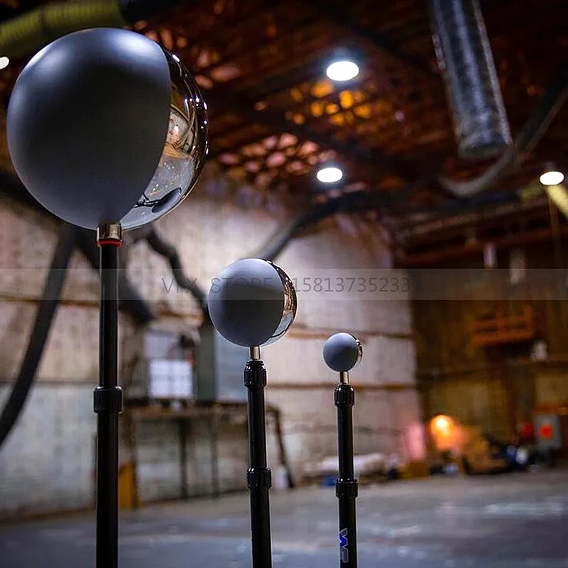 VFX HDRI Grey Ball for Film & Photo - Reflective Sphere, Metal Mirror ...