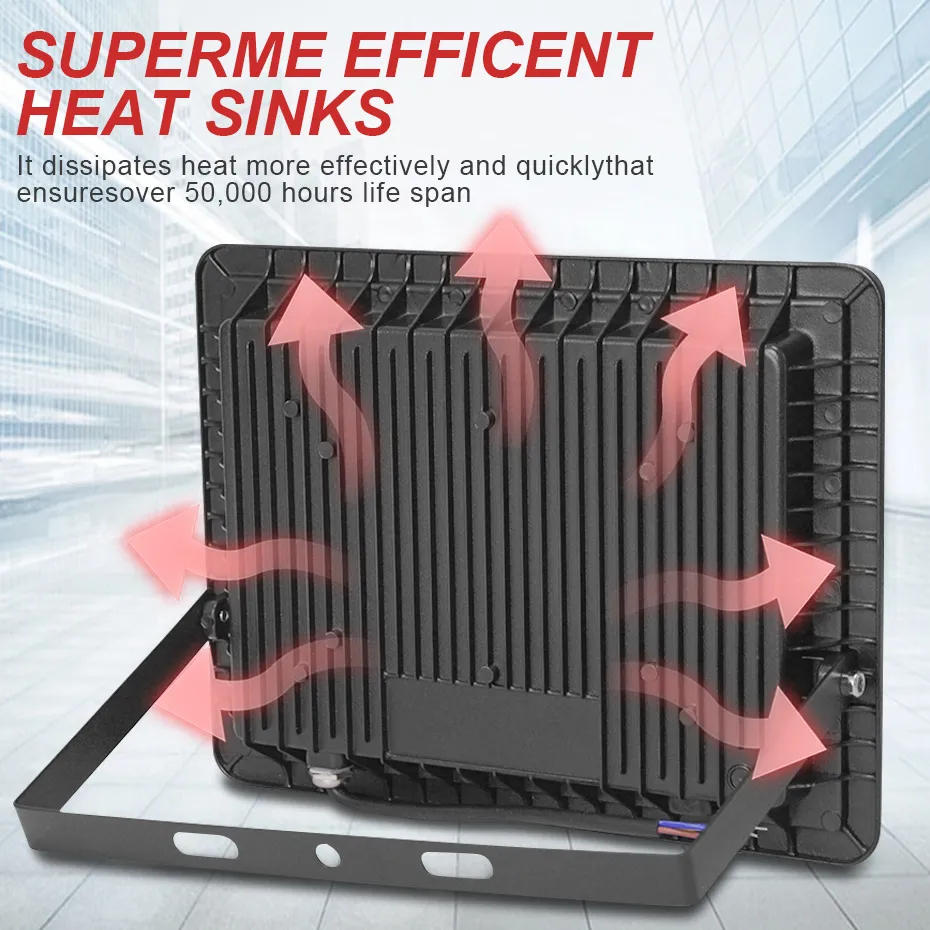 DHgate.com:Waterproof IP66 LED Floodlight - 10W to 150W Outdoor ...