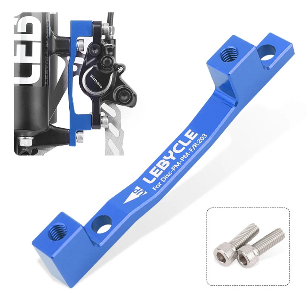 Bike Brake Disc Adapter: 160mm Post Mount to 180/203mm Rotor. Upgrade ...
