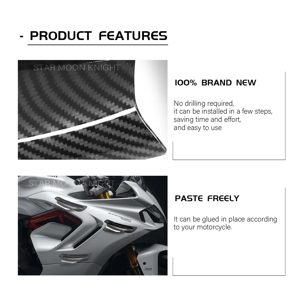 DHgate.com:Motorcycle Winglets - Aerodynamic Wing Spoiler Kit for ...