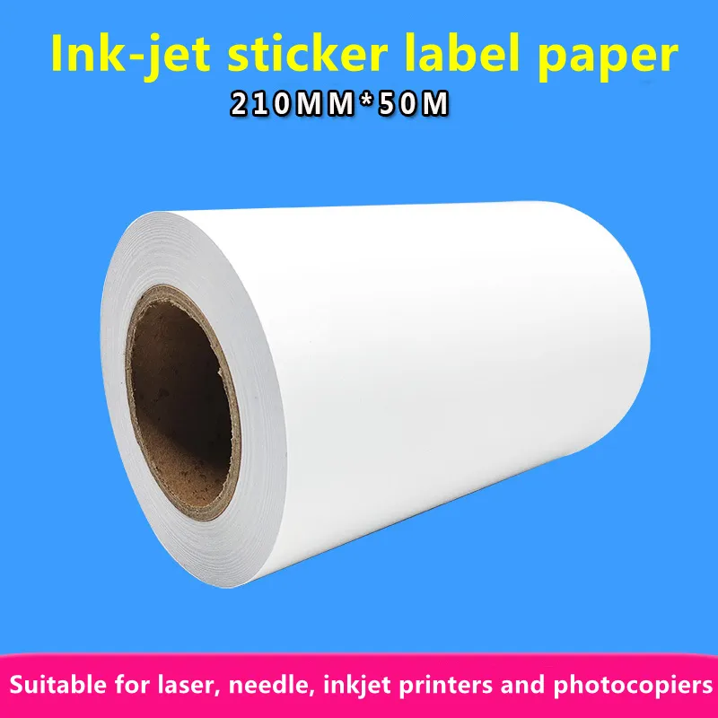A4 Sticker Paper: Waterproof Adhesive Label Paper Rolls For Custom Logo ...