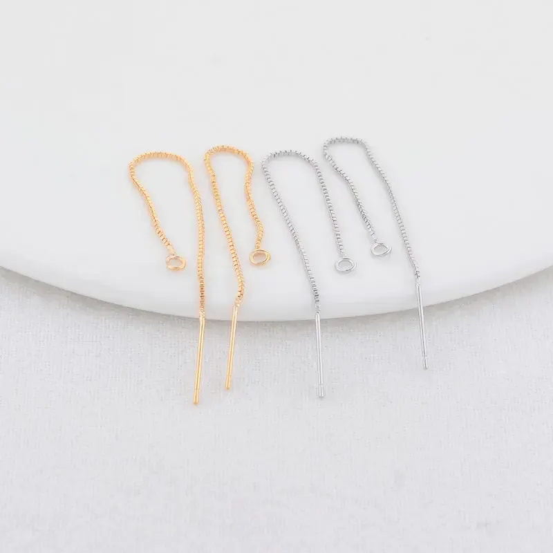 80mm 14K Gold Plated Brass Earring Connectors - DIY Jewelry Making ...