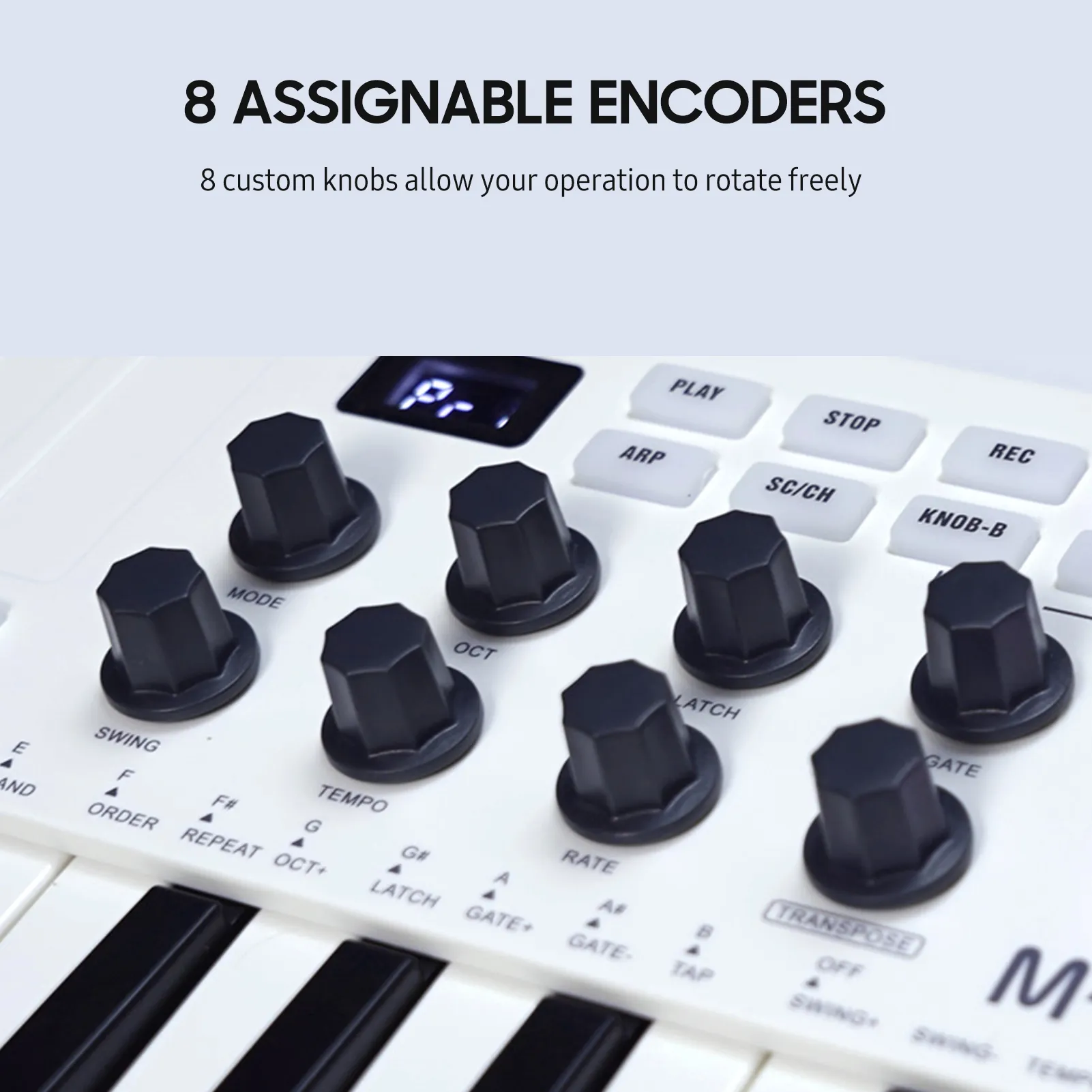 DHgate.com:M-VAVE 25-Key Mini MIDI Keyboard Controller, USB Powered ...