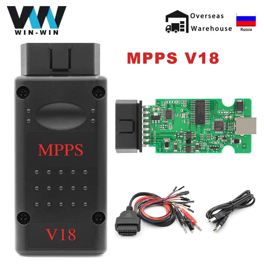 DHgate.com:MPPS V18 TriCore OBD2 ECU Flash Chip Tuning OBD Scanner for ...