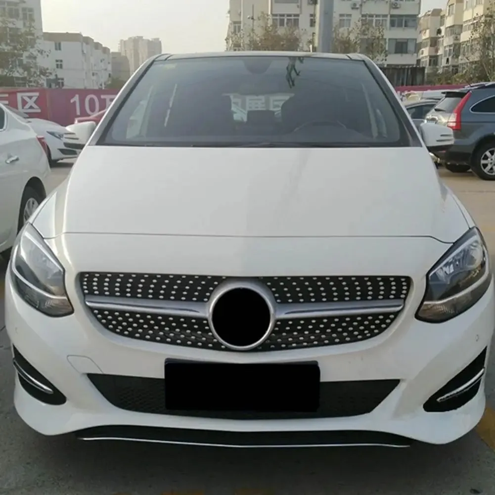 Diamond Style Front Racing Grille Facelift Front Bumper Cover Grill For ...