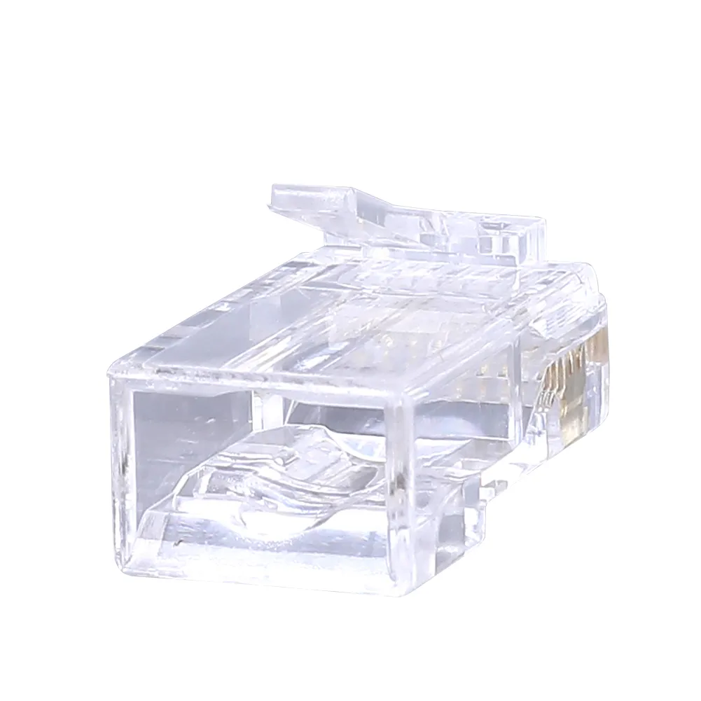 Wholesale 100 Unshielded RJ45 Cat6 Connector 8P8C Crystal Modular Plugs ...