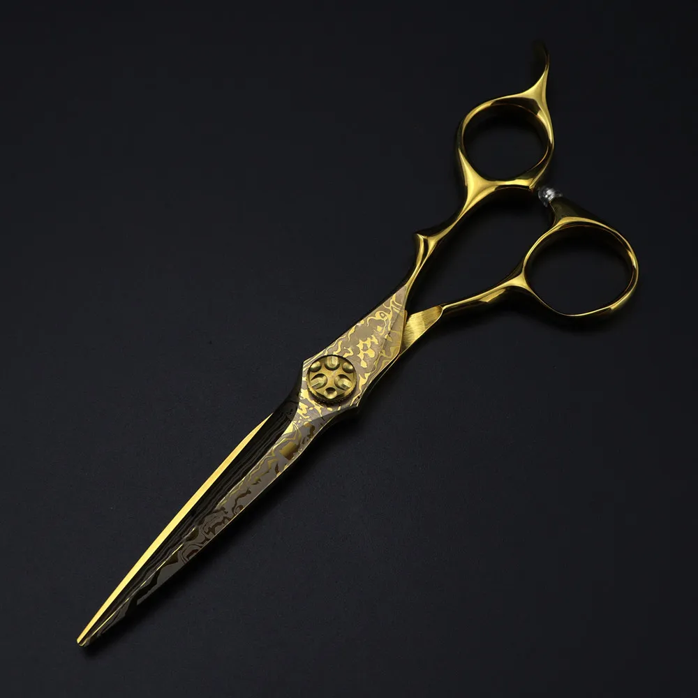 Professional Damascus Hair Cutting Scissors Set - 6'' Barber Shears ...