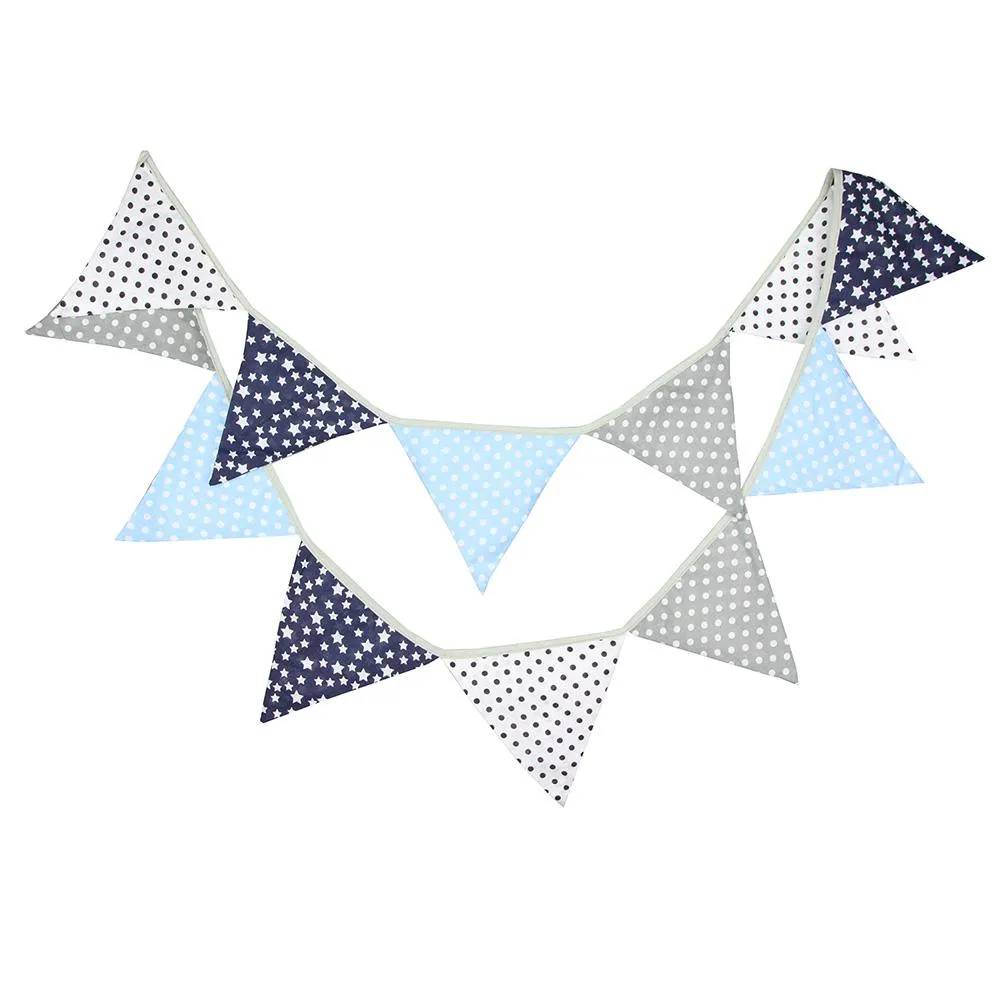 DHgate.com:Vibrant 12 Flags Pennant Bunting Triangle Flags for Parties ...