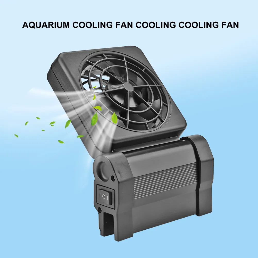Mute Temperature Controller Aquarium Portable Cooling Fan Set For ...