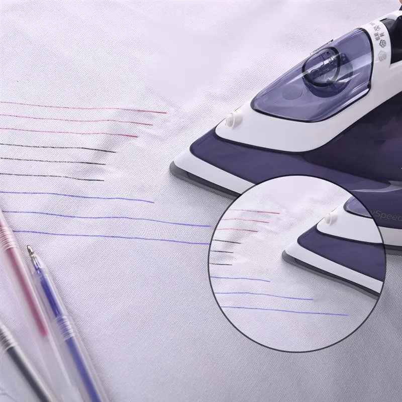 10-Heat Erasable Fabric Marker Pens for Sewing and Craft Temporary Line ...