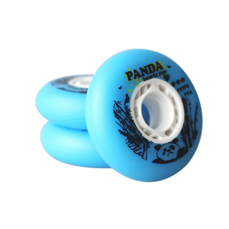 DHgate.com:80/76mm 8pcs Inline Skate Wheels w/ ILQ-11 Bearings, 88A ...