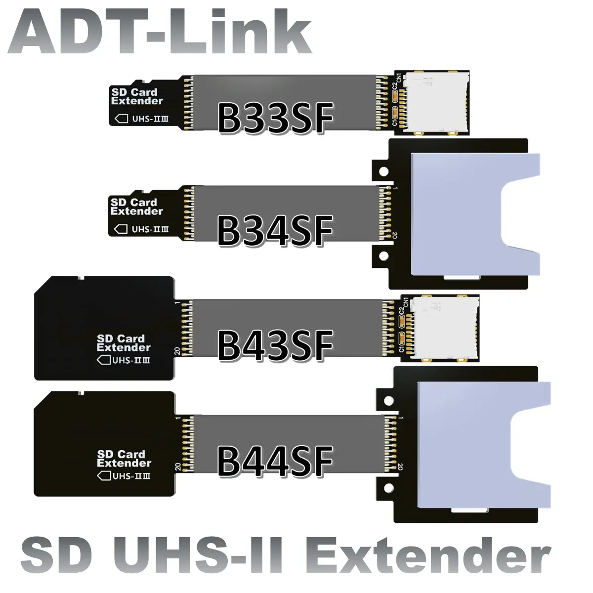 DHgate.com:ADT-Link TF to SD Card Adapter Flexible Flat Extender, UHS2 ...