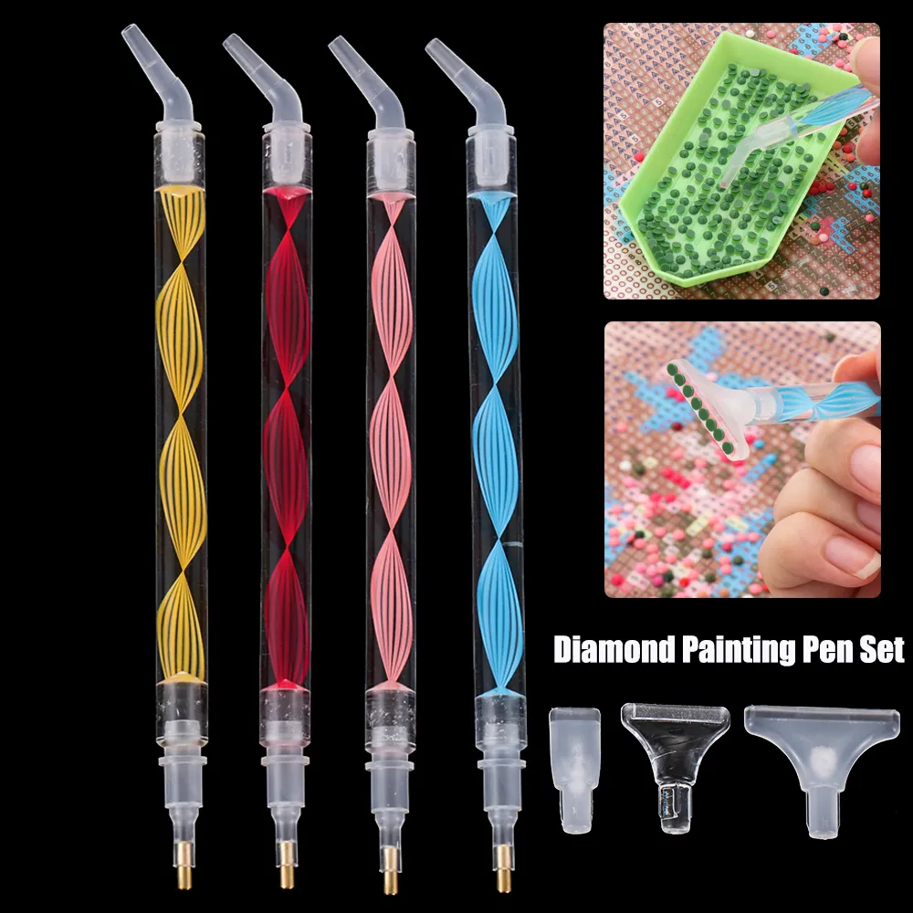 Spiral Flower Nail Art Point Drill Pen 13.2 in Acrylic Dotting Tool for ...
