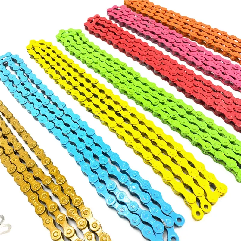 DHgate.com:Colorful City Bike Chain - 98L Single Speed Bicycle Chain ...