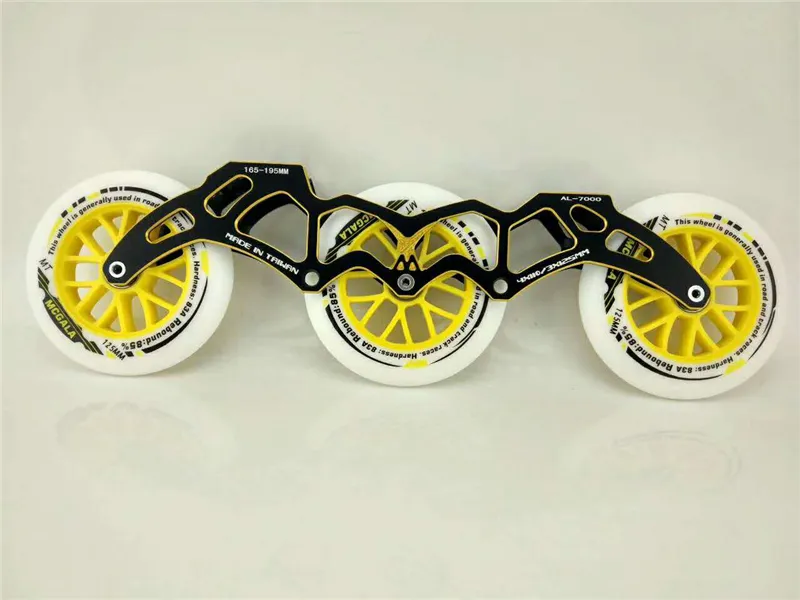 Inline Speed Skates With 3x125mm CNC Alloy Frame High Rebound 125mm ...