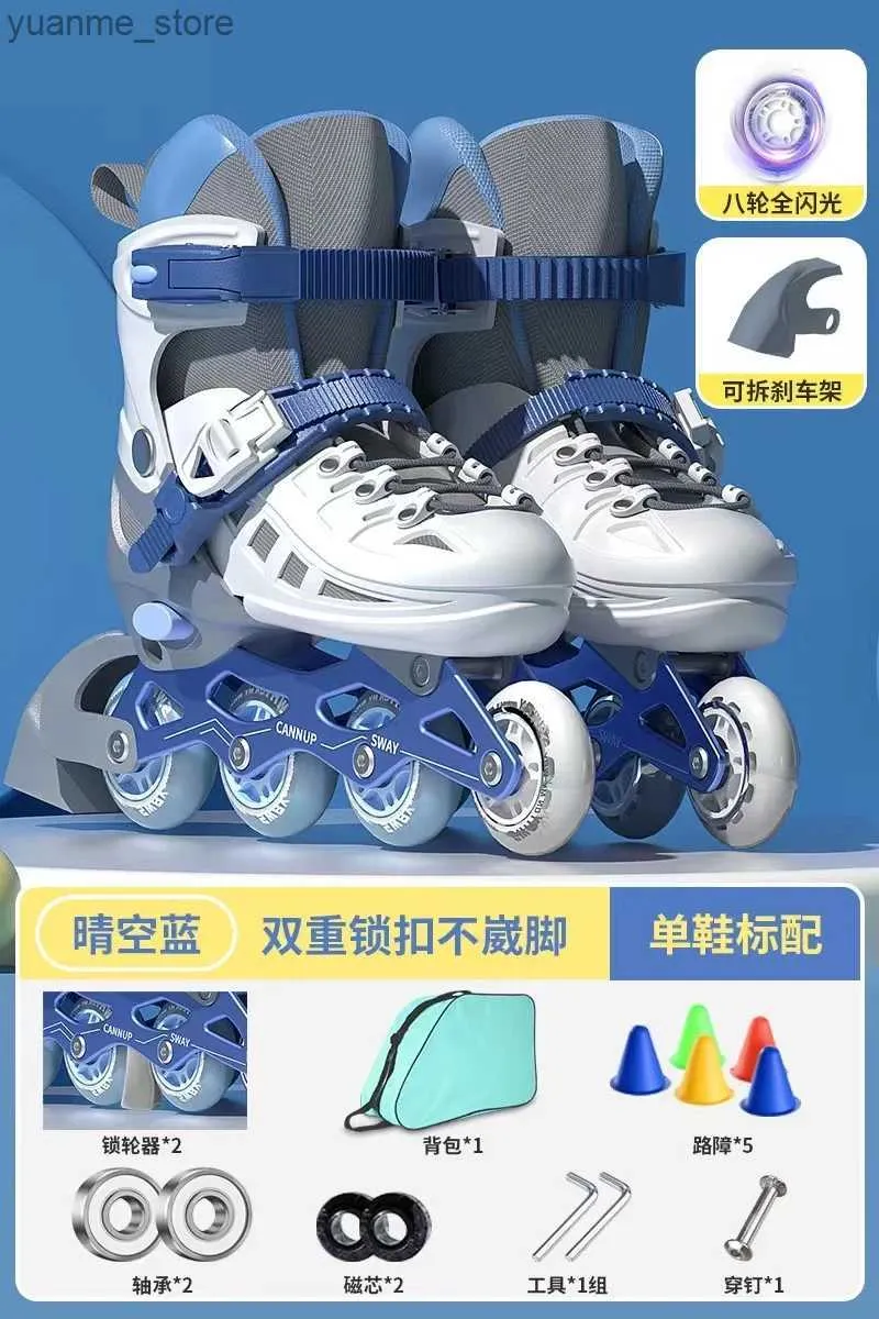 Adjustable Inline Skates For Kids Durable PP Boot, ABEC 7 Bearings ...