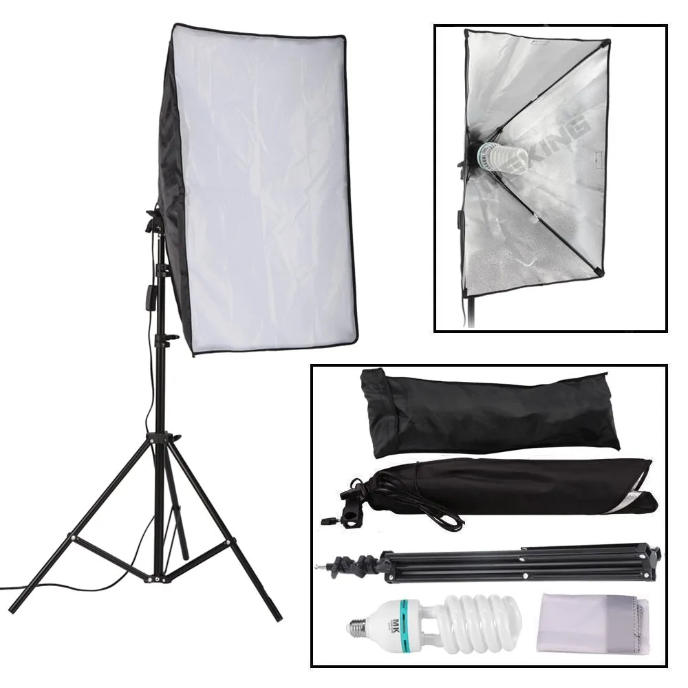 2m Photography Softbox Lighting Kit | Continuous Studio Lightbox ...