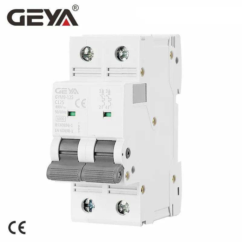 DHgate.com:GEYA GYM9-125 2-Pole Ture Current Mini DP MCB Circuit Breaker - 400V 6KA, 80A 100A ...